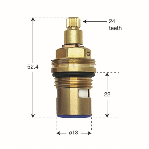 Tap valves | Quarter turn and rubber washer compression tap valves ...