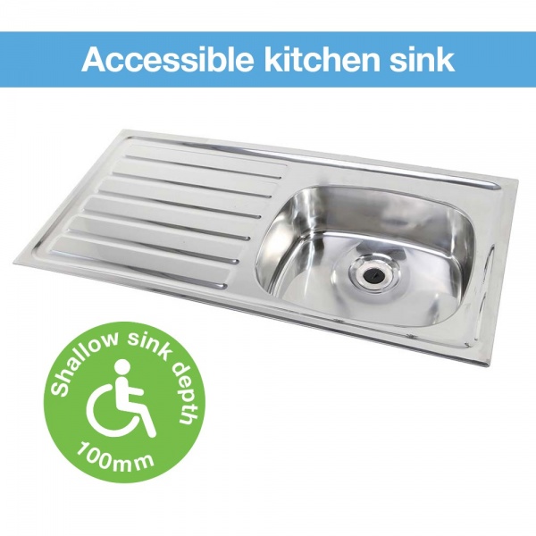 Wheelchair Accessible Sinks | Shallow Depth Disabled Sinks - Lime ...