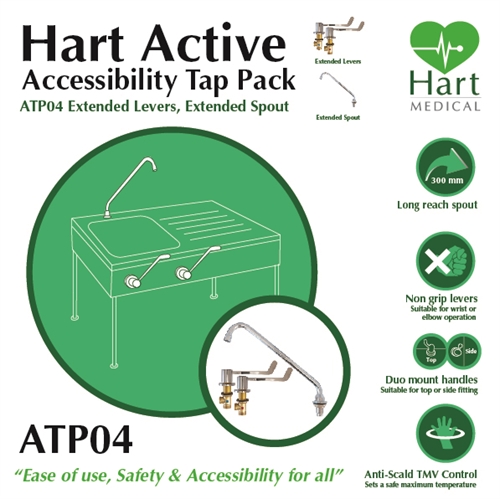 Hart Accessible Long Reach Tap | Wheelchair Accessible Taps - Lime ...