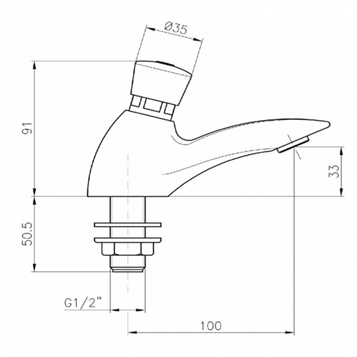 Timed Flow (non concussive)taps & controls, Drinking Water Taps - Lime ...