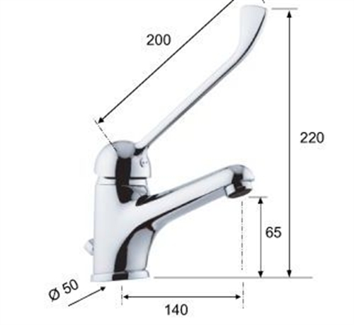 Medical Taps | Hospital Elbow Taps - Lime Kitchen & Bathroom