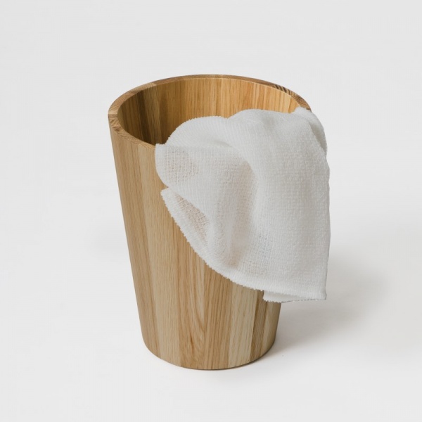 Natural oak bathroom bin - Lime Kitchen & Bathroom