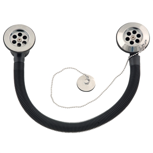 Bath Waste With Captive Plug - Lime Kitchen & Bathroom