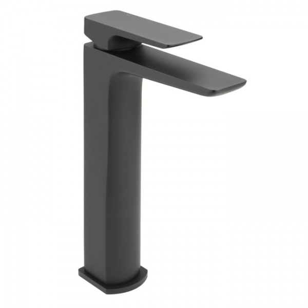 Ravenna Matt Black Extra Tall Monobloc Basin Mixer - Lime Kitchen ...