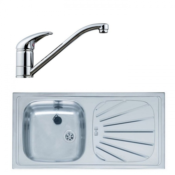 Trade '1.0' Sink & Tap Pack - Lime Kitchen & Bathroom
