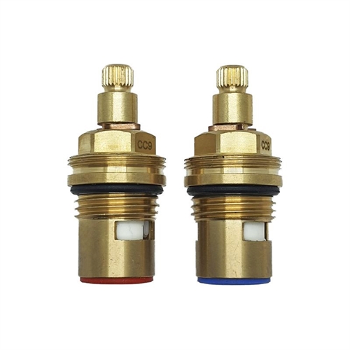 52.5mm Tall Quarter Turn Tap Valves - 24 Teeth Spline - Lime Kitchen ...