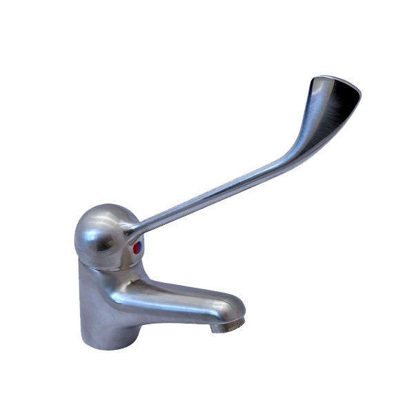 Medical Basin Mixer Tap in Brushed Nickel | Healthcare Standard Medical ...