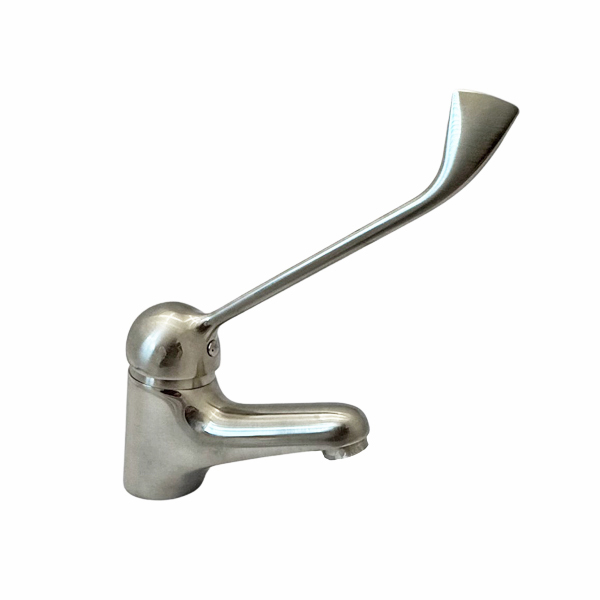 Medic Line Basin Mixer Tap in Brushed Nickel | Medical Use Mixer Tap ...
