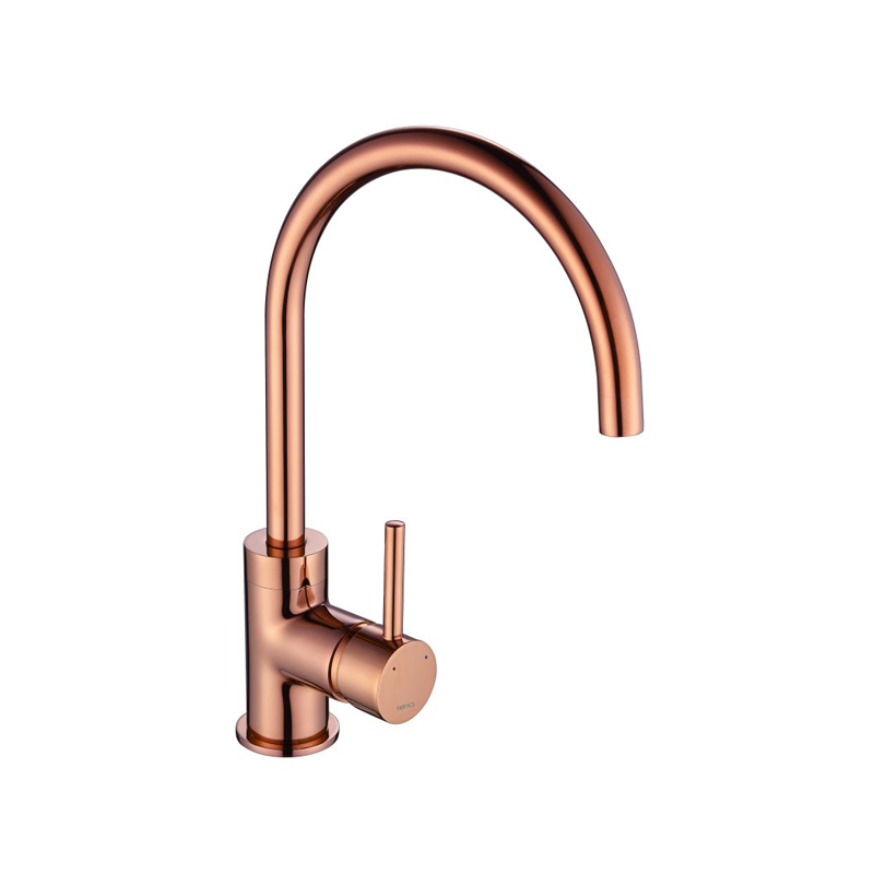 Courbe Kitchen Sink Tap - Copper - Lime Kitchen & Bathroom