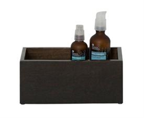 Dark oak bathroom storage box - Lime Kitchen & Bathroom