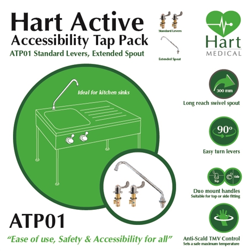 Hart Accessible Long Reach Tap | DDA Compliant Taps - Lime Kitchen ...