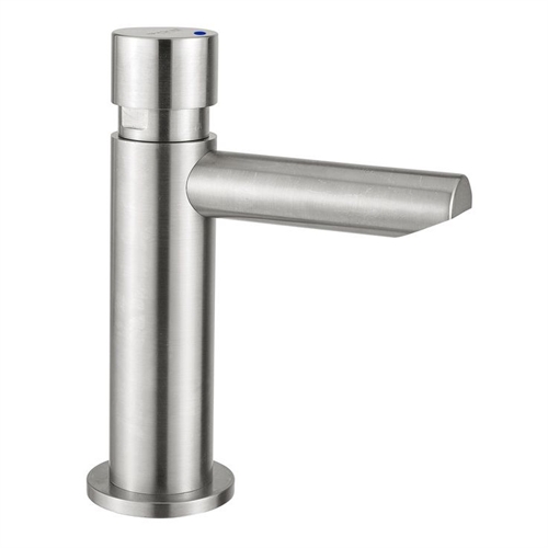 Inta Non Concussive Basin Tap - Stainless Steel - Lime Kitchen & Bathroom