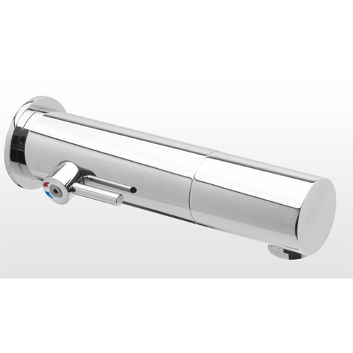 Intatec Adjustable Wall Sensor Tap - 170mm Reach - Lime Kitchen & Bathroom