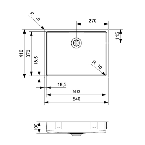 New Jersey 100mm Deep Accessible Kitchen Sink - Lime Kitchen & Bathroom