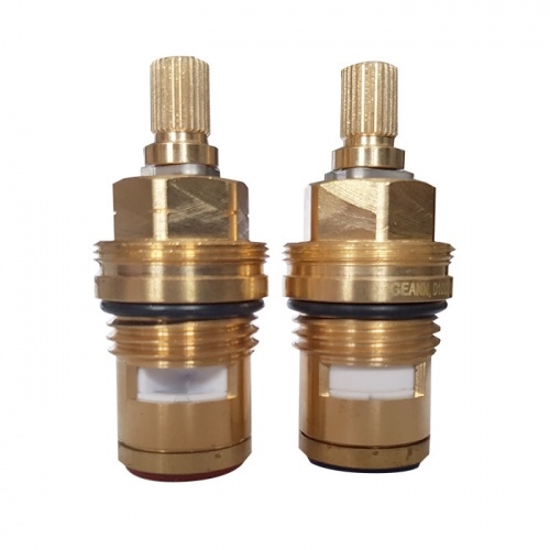 Quarter Turn 1/2" BSP Tap Valves - 28 Spline - Lime Kitchen & Bathroom