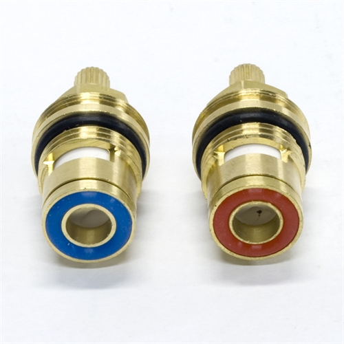 Standard UK 1/2" BSP Quarter Turn Tap valves - 20 teeth spline - Lime ...