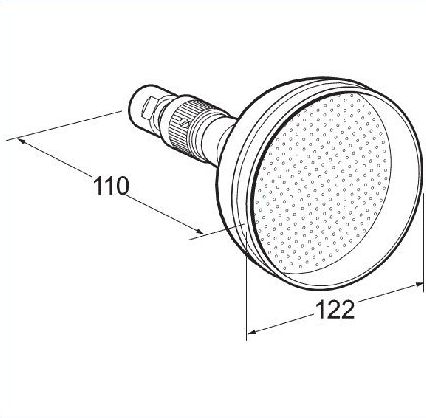 Deva Traditional Watering Can Shower Head - Lime Kitchen & Bathroom