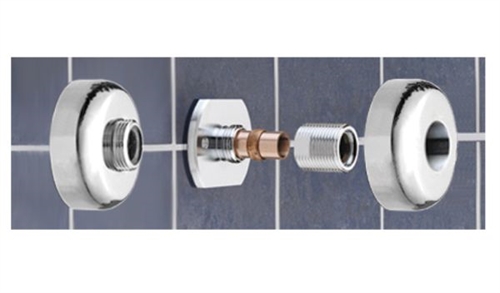 Wall Mounted Shower Connector Set - Lime Kitchen & Bathroom