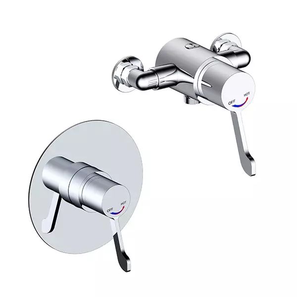 Versatile Sequential Thermostatic Shower Mixer - Exposed & Concealed ...