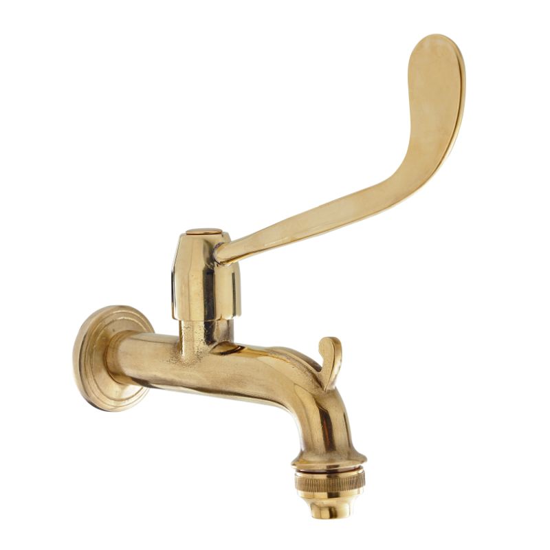 The Italian Garden Long Lever Brass garden Tap - Lime Kitchen & Bathroom