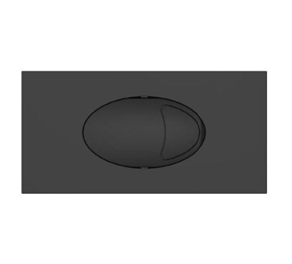 KVIT Black Dual Flush Plate - Lime Kitchen & Bathroom