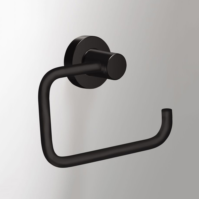 Tecno Project Black Open Toilet Roll Holder - Lime Kitchen & Bathroom